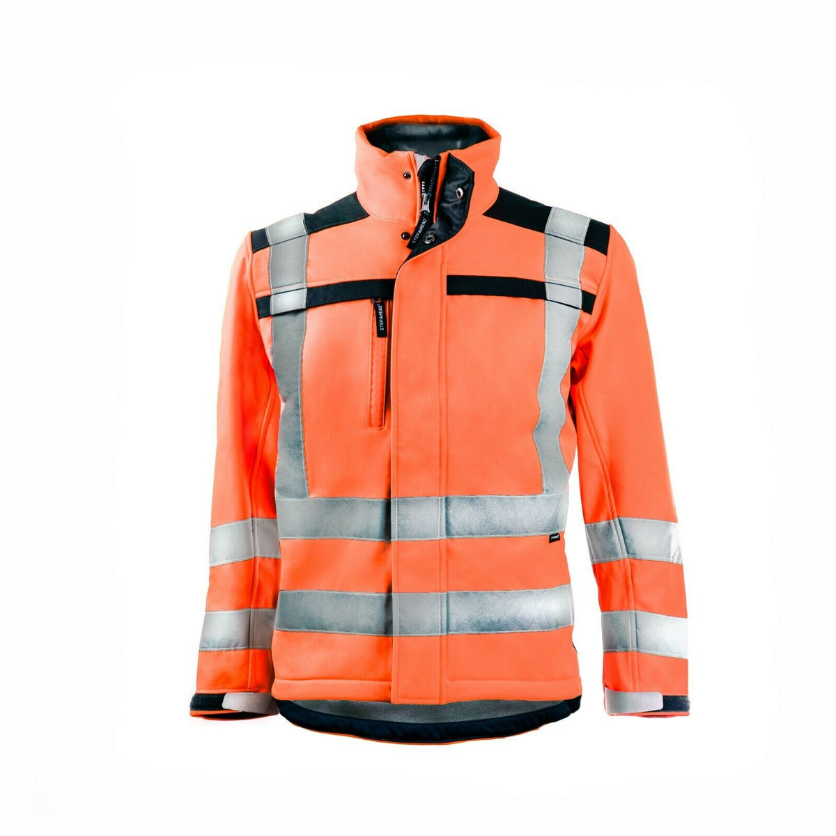 STEP AHEAD SOFT SHELL REFLECTIVE TAPE SECURITY FLEECE COAT– Step Ahead