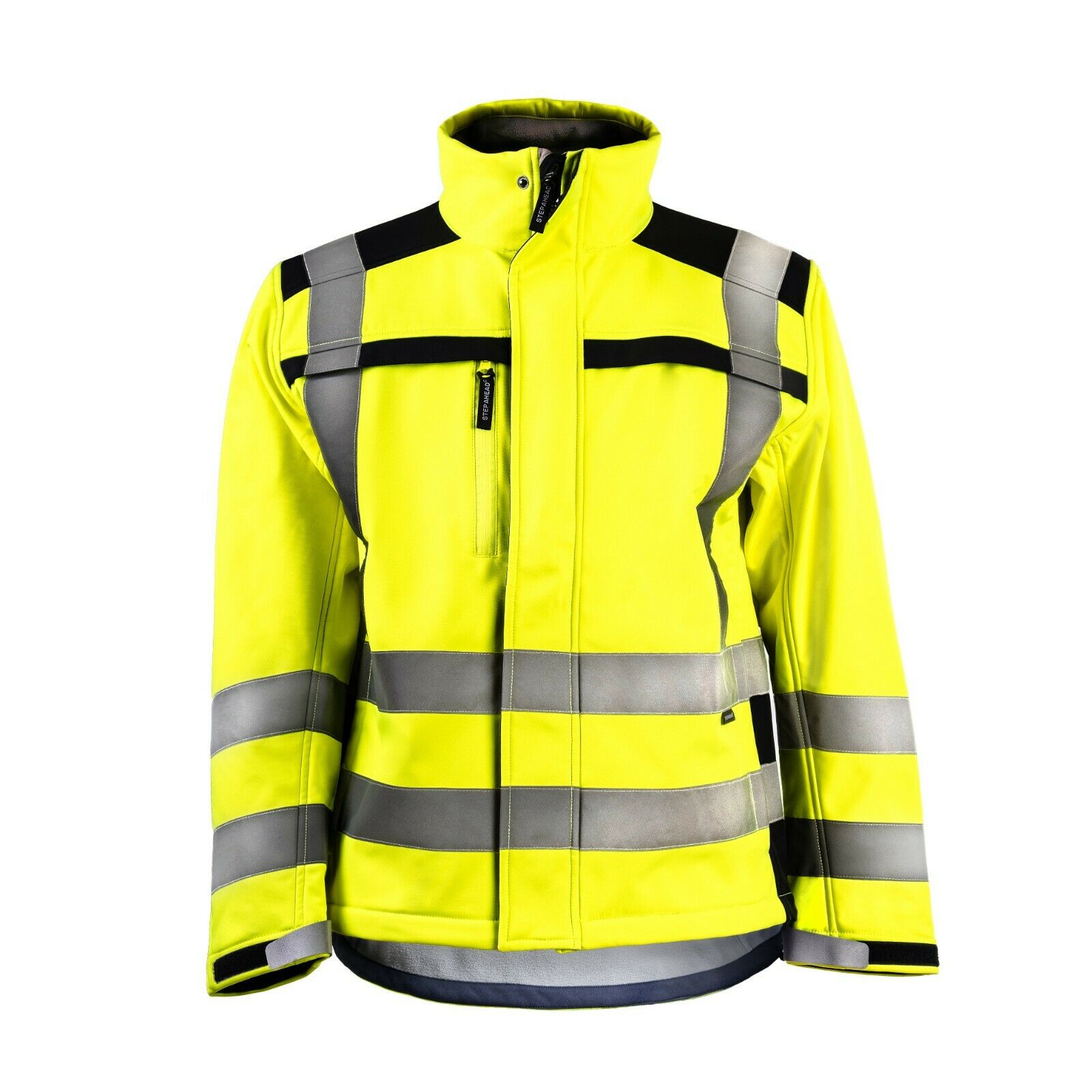STEP AHEAD SOFT SHELL REFLECTIVE TAPE SECURITY FLEECE COAT– Step Ahead
